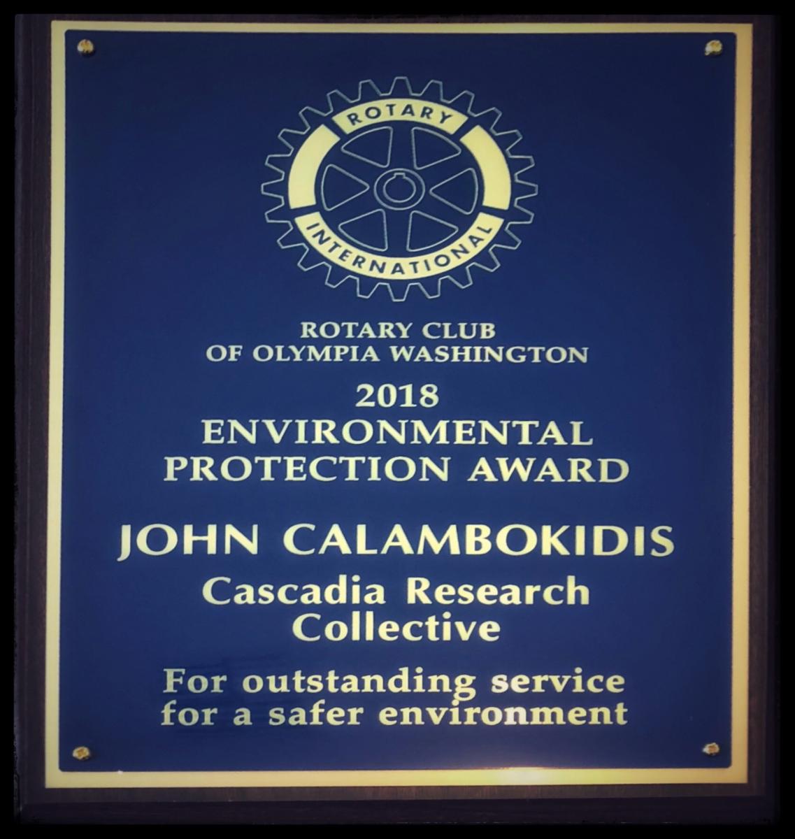 John Calambokidis receives Environmental Protection Award from Olympia ...